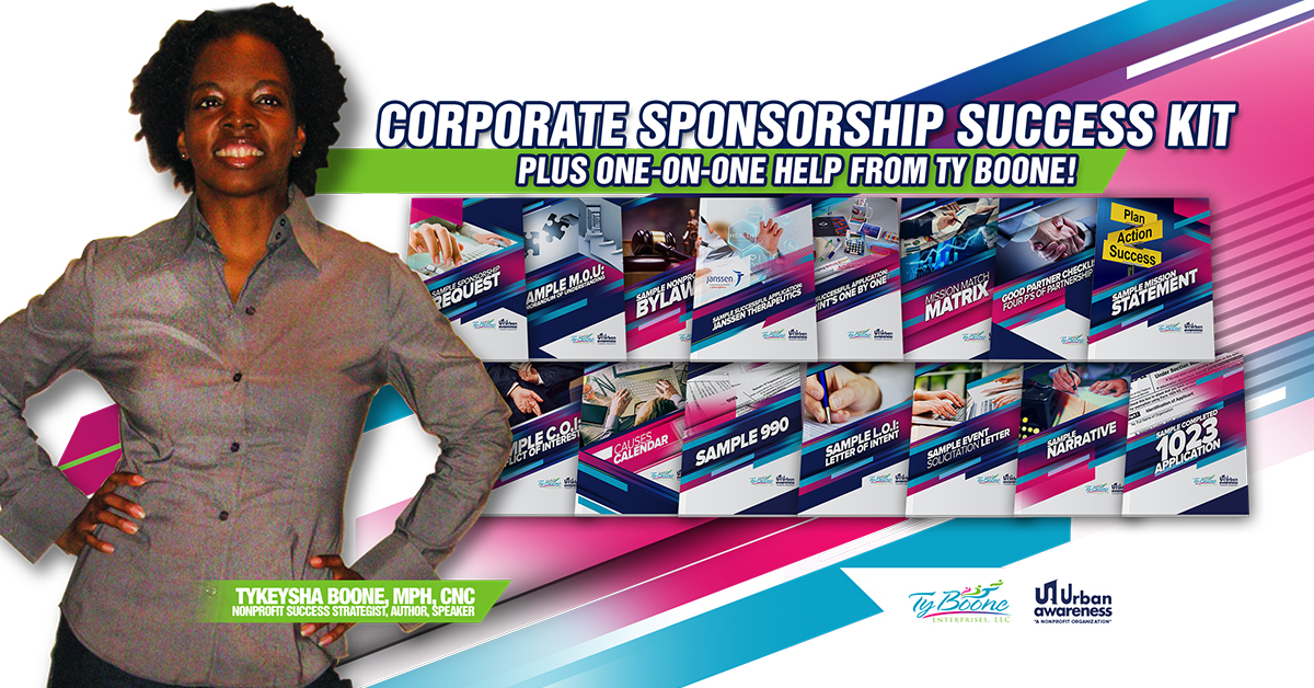 Promotion – Corporate Sponsorship Package plus Work With Ty Boone – $49 ...